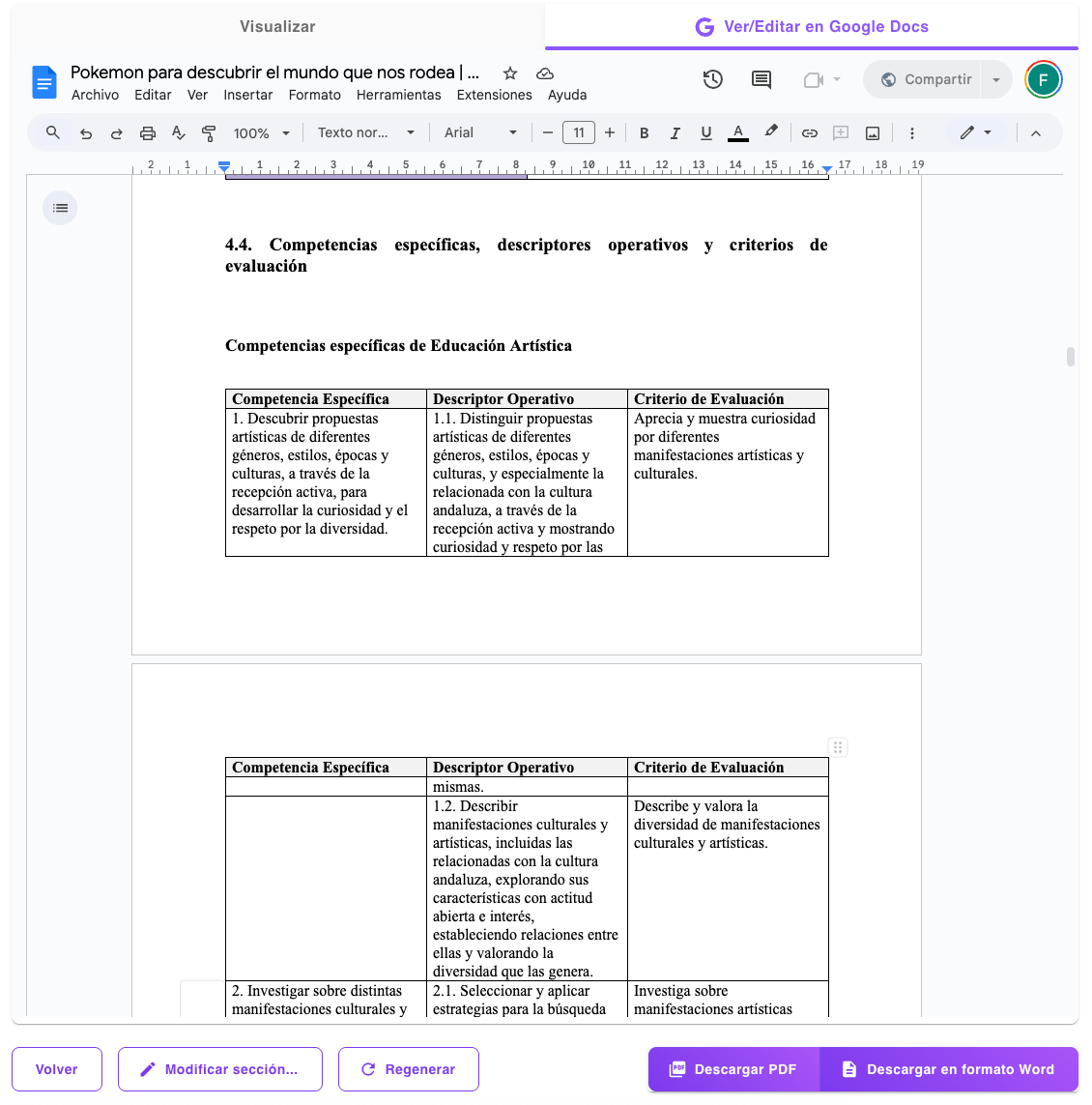 Cómo hacer una programación didáctica con IA